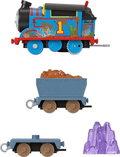 Thomas & Friends Motorized Toy Train Crystal Caves Thomas Battery-Powered Engine with Cargo for Ages 3+ Years