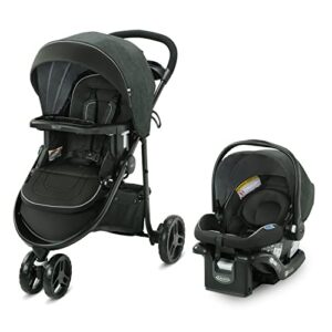 graco modes 3 lite dlx travel system, west point