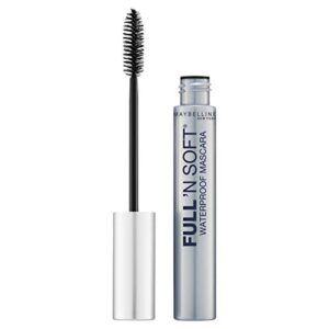 Maybelline Full 'N Soft Waterproof Mascara, Very Black, 1 Tube