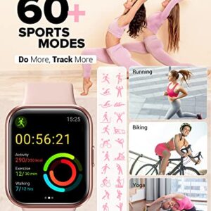 Fitness Tracker, Smart Watch with Alexa [Answer/Make Call] 24/7 Heart Rate，Blood Oxygen Monitor, Sleep Tracker, IP68 Waterproof Activity Trackers and Smart Watches for Android iOS