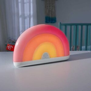 Fisher-Price Sound Machine Soothe & Glow Rainbow With Lights Music And Volume Control For Newborns And Up