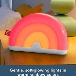 Fisher-Price Sound Machine Soothe & Glow Rainbow With Lights Music And Volume Control For Newborns And Up