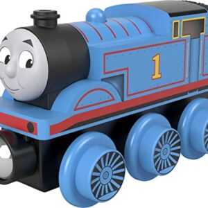 Thomas & Friends Wooden Railway Toy Train Thomas Push-Along Wood Engine For Toddlers & Preschool Kids Ages 2+ Years