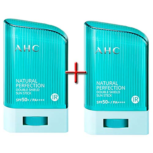 [ 1+1 ] AHC Natural Perfection Double Shield Sun Stick 22g SPF50+ PA++++ A.H.C