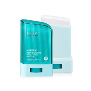 [ 1+1 ] AHC Natural Perfection Double Shield Sun Stick 22g SPF50+ PA++++ A.H.C