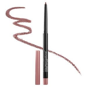 Maybelline Color Sensational Shaping Lip Liner with Self-Sharpening Tip, Dusty Rose, Nude Pink, 1 Count