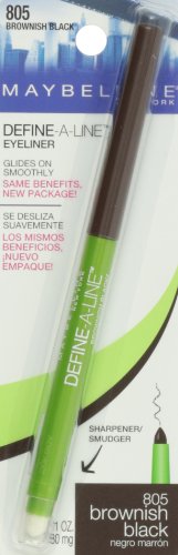 Maybelline New York Define-A-Line Eyeliner, Brownish Black, 0.01 fl. oz.