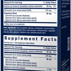 Life Extension Triple Action Healthy Blood Pressure Support, Flavonoid, Quercetin, Gluten-Free, Vegetarian, Non-GMO, AM & PM Tablets, 60 Count