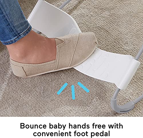 Fisher-Price See & Soothe Deluxe Bouncer - Hearthstone, soothing baby seat for infants and newborns [Amazon Exclusive]