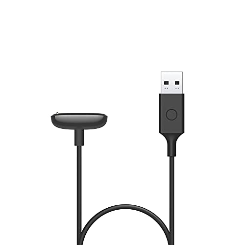 Fitbit Luxe & Charge 5 and Retail Charging Cable, Official Product, Black, Smartphone