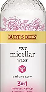 Burt's Bees Micellar Facial Cleansing Water with Rose Water, 8 Oz(Pack of 1)