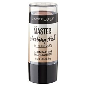 maybelline new york makeup facestudio master strobing stick, light – iridescent highlighter, 0.24 oz.