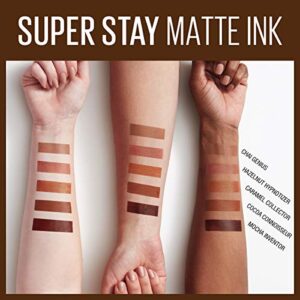 Maybelline New York SuperStay Matte Ink Liquid Lipstick, Coffee Edition, Mocha Inventor, 0.17 Ounce