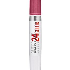 Maybelline Super Stay 24, 2-Step Liquid Lipstick Makeup, Long Lasting Highly Pigmented Color with Moisturizing Balm, Timeless Rose, Pink, 1 Count