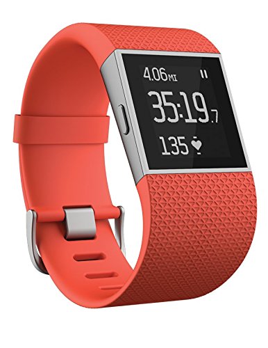 Fitbit Surge, Tangerine, Large