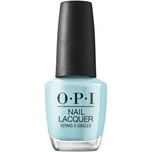 opi nail lacquer, nftease me, blue opi nail polish, me myself and opi spring ‘23 collection, 0.5 fl oz.