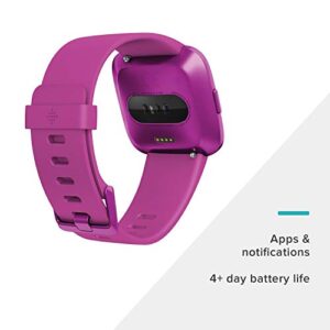 Fitbit Versa Lite Edition Smart Watch, One Size (S and L Bands Included), 1 Count