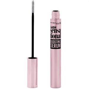 maybelline lash sensational boosting eyelash serum, conditioning lash serum infused with arginine and pro-vitamin b5 to fortify lashes, 1 count