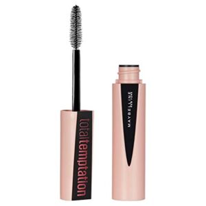 maybelline new york total temptation washable mascara, blackest black, 0.27 fl. oz.