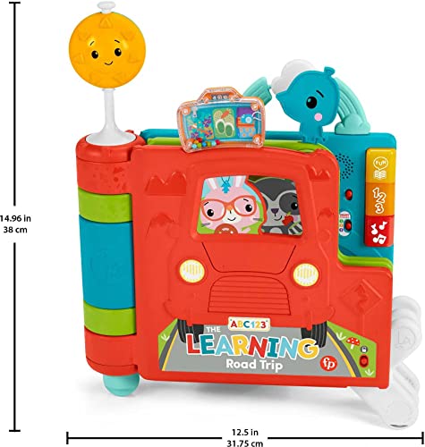 Fisher-Price Sit-to-Stand Giant Activity Book, Electronic Learning Toy and Activity Center for Infants and Toddlers Ages 6 Months to 3 Years