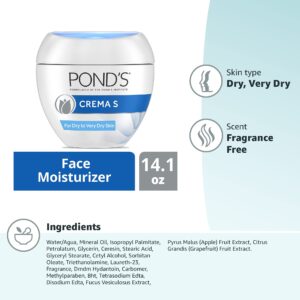 pond’s nourishing moisturizing cream, crema s 14.1 oz