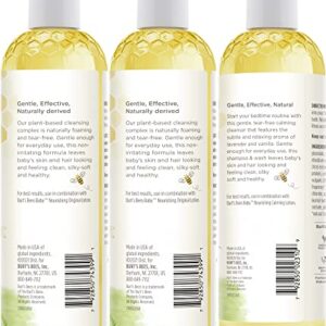 Burt's Bees Baby Shampoo and Wash 3-Pack, 2 Original and 1 Calming with Lavender, 12 Fl Oz Each