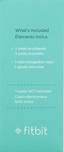 Fitbit Flex Vibrant Accessory Pack, Violet/Pink/Teal, Small