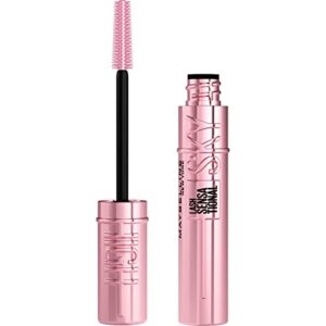 maybelline new york lash sensational sky high mascara, limited edition holiday make up, lengthening & volumizing, very black, 0.24 fl oz