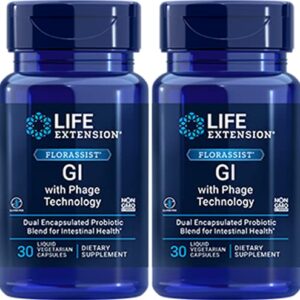 Life Extension FLORASSIST GI with Phage Technology (60 Liquid Capsules)