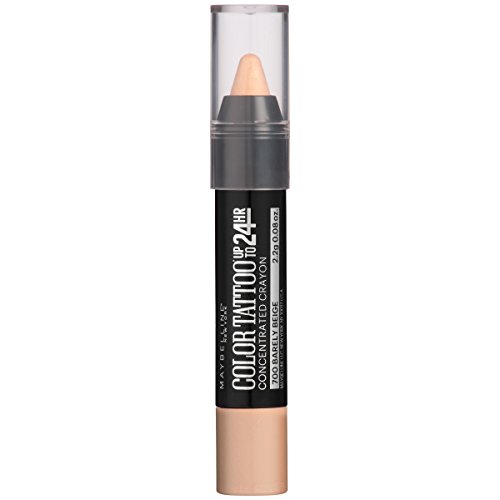 Maybelline Eyestudio ColorTattoo Concentrated Crayon,700 Barely Beige, 0.08 oz.