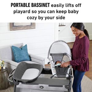 Graco Pack 'n Play Close2Baby Bassinet Playard Features Portable Bassinet Diaper Changer and More, Derby