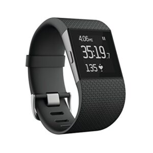 Fitbit Surge Fitness Superwatch, Black, Large (US Version)