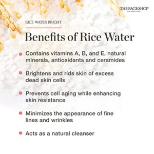 The Face Shop Rice Ceramide Moisturizing Cream | Rich Moisturizer for Long-lasting Smooth Absorbtion without Stickiness | Natural Moisturizer For Whitening & Skin Glowing, 1.69 fl oz, K-Beauty