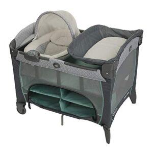 graco pack ‘n play newborn seat dlx playard, manor