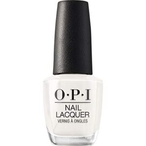 opi nail lacquer, funny bunny, white nail polish, 0.5 fl oz