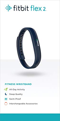 Fitbit Flex 2, Navy (US Version) (Renewed)