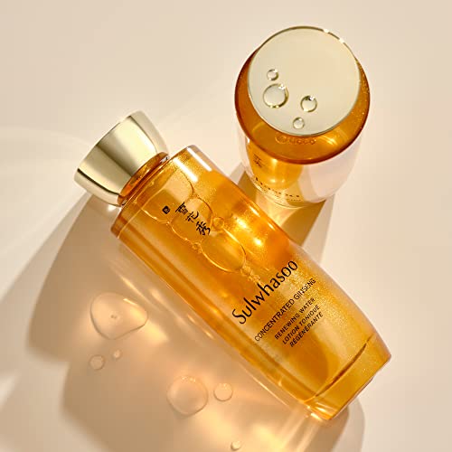 Sulwhasoo Concentrated Ginseng Renewing Water: Antioxidant-Rich Toner to Hydrate, and Visibly Soften Lines & Wrinkles, 5.07 fl. oz.