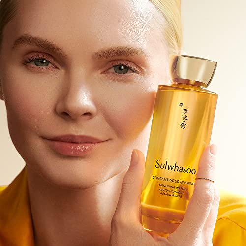 Sulwhasoo Concentrated Ginseng Renewing Water: Antioxidant-Rich Toner to Hydrate, and Visibly Soften Lines & Wrinkles, 5.07 fl. oz.