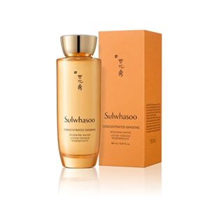 Sulwhasoo Concentrated Ginseng Renewing Water: Antioxidant-Rich Toner to Hydrate, and Visibly Soften Lines & Wrinkles, 5.07 fl. oz.