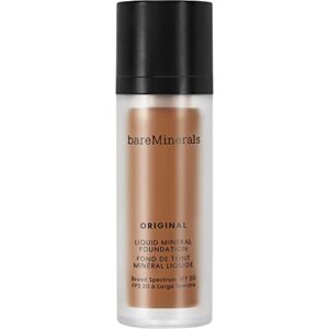 bareminerals original liquid mineral foundation broad spectrum spf 20, golden dark 25, 1 fl oz