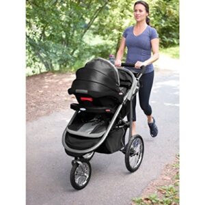 Graco FastAction Fold Jogger Travel System | Includes the FastAction Fold Jogging Stroller and SnugRide 35 Infant Car Seat, Gotham