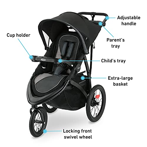 Graco FastAction Jogger LX Stroller, Redmond