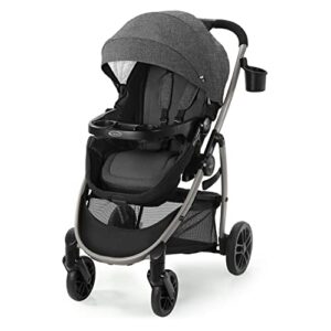 graco modes pramette stroller, baby stroller with true pram mode, reversible seat, one hand fold, extra storage, child tray, redmond