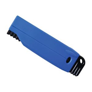 cosco self-retracting box knives, black/blue, pack of 5