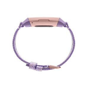 Fitbit Charge 3 Special Edition Fitness Activity Tracker, Lavender Woven, one Size, 0.06 Pound