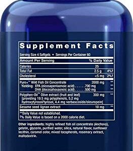 LIFE EXTENSION SUPER OMEGA 3 EPA DHA WITH SESAME LIGNANS AND OLIVE FRUIT EXTRACT 240