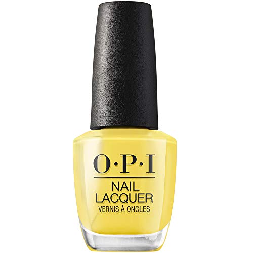 OPI Nail Lacquer, Don’t Tell a Sol, Yellow Nail Polish, Mexico City Collection, 0.5 fl oz