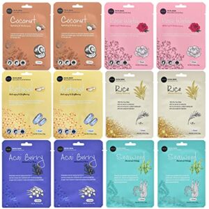 celavi face mask sheet 12 pacl k-beauty skincare korea skin care moisturizing facial