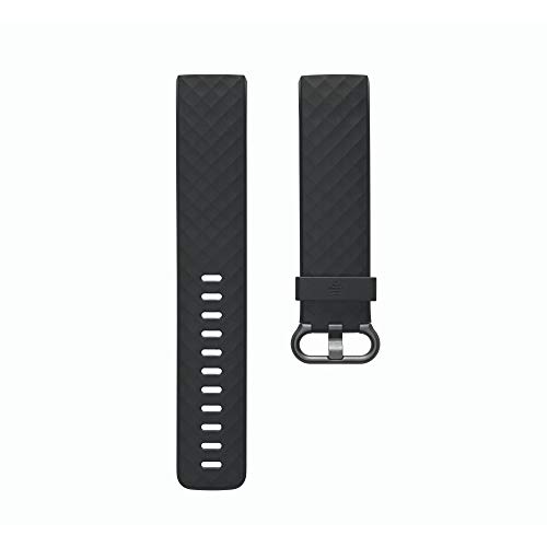 Fitbit Unisex-Adult Charge 3 Classic Wristbands, Black, Small Bracelets, S