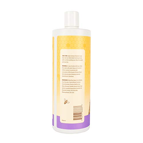 Burt's Bees for Dogs Natural Calming Dog Shampoo | Soothes, Calms & Revitalizes Dog's Coats | Dog Shampoos Made with Lavender and Green Tea | pH Balanced for Puppies - Made in USA, 32 Oz